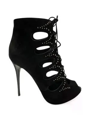 Alexander McQueen Studded Lace-up Boots