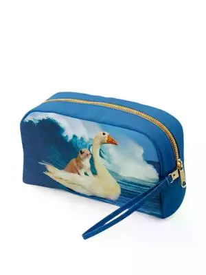 SELETTI Toiletpaper Surf Buddies Wash Bag - Blue