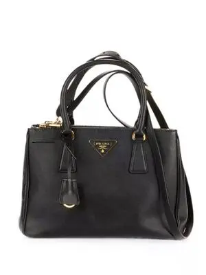 Prada Small Galleria Double-zip Tote Bag - Black