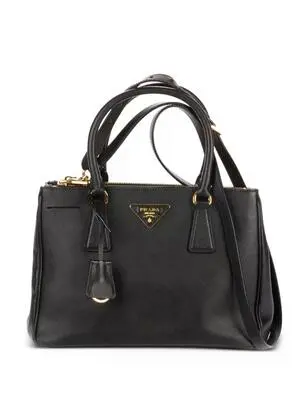 Prada Small Galleria Double-zip Tote Bag - Black