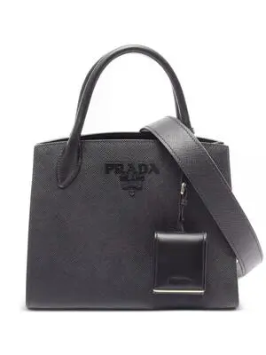 Prada Saffiano Leather Handbag - Black
