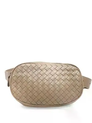 BOTTEGA VENETA Bottega Veneta 2010s Intrecciato Leather Belt Bag