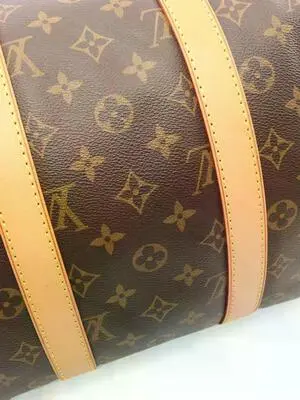 LOUIS VUITTON Monogram Canvas Keepall 45 Travel Bag - Brown