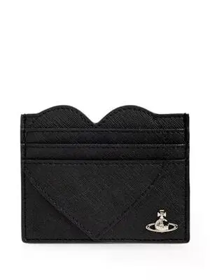 VIVIENNE WESTWOOD Heart-shape Orb Card Holder - Black