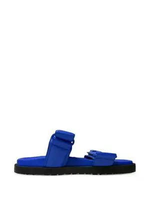 LOUIS VUITTON Sunset Comfort Mules With Logo Plaque - Blue