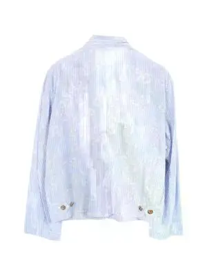 Hermès 2010s Chaîne D'ancre Stripe Jacket