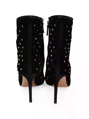 Valentino Garavani Rockstud Quilted Ankle Boots
