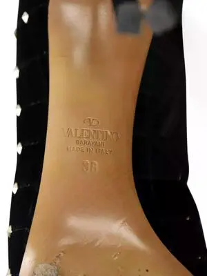 Valentino Garavani Rockstud Quilted Ankle Boots
