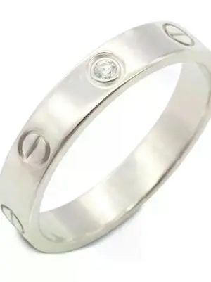 Cartier 18kt White Gold Diamond Love Ring