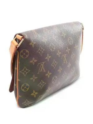 LOUIS VUITTON Monogram Musette Tango Shoulder Bag - Brown