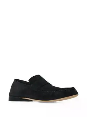 THE ROW Soft Moccasins - Black