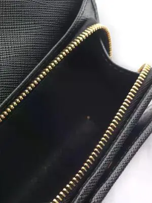 Prada 2020s Saffiano Metal Trifold Wallet