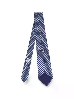 Hermès Chicken-print Tie