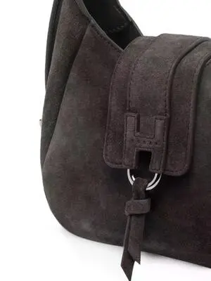 Hogan Suede Leather Shoulder Bag
