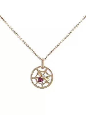 CHAUMET Attrape Moi Si Tu M'aimes Gold Necklace With Diamond And Tourmaline - Pink