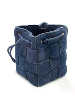 Bottega Veneta Small Cassette Bucket Bag - Blue