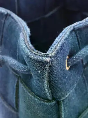 Bottega Veneta Small Cassette Bucket Bag - Blue