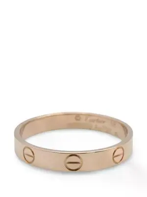 Cartier 18k Rose Gold Love Ring - Pink