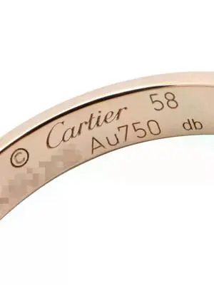 Cartier 18k Rose Gold Love Ring - Pink