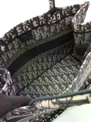 Dior 2000s Medium Book Canvas Tote Bag