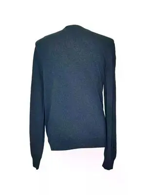 Loewe Embroidered Crew Neck Sweater - Blue