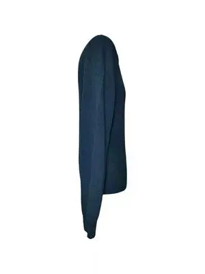 Loewe Embroidered Crew Neck Sweater - Blue
