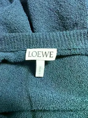 Loewe Embroidered Crew Neck Sweater - Blue
