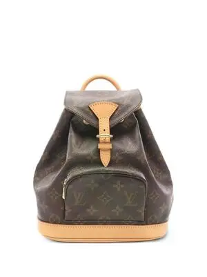 LOUIS VUITTON Montsouris Monogram Backpack - Brown