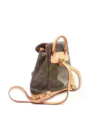 LOUIS VUITTON Montsouris Monogram Backpack - Brown