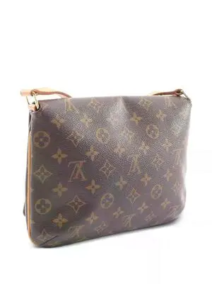 LOUIS VUITTON 2002 Musette Tango Monogram Shoulder Bag - Brown