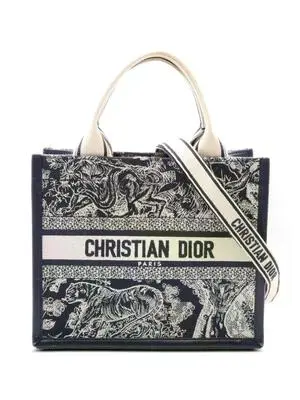 Dior Small Book Tote Bag - Blue