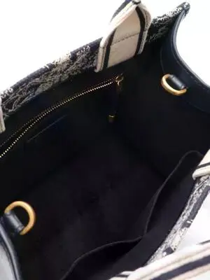 Dior Small Book Tote Logo Print