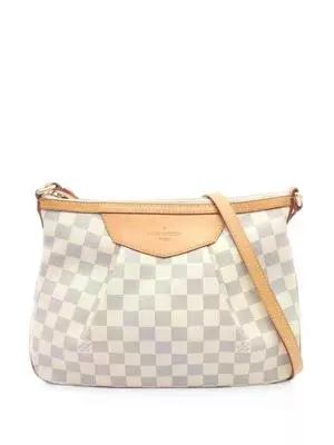 LOUIS VUITTON 2010 Pm Syracusa Damier Azur Shoulder Bag - Neutrals