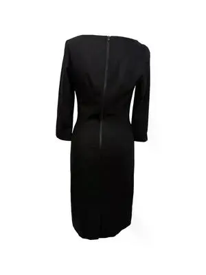JOSEPH Boat-neck Midi Dress