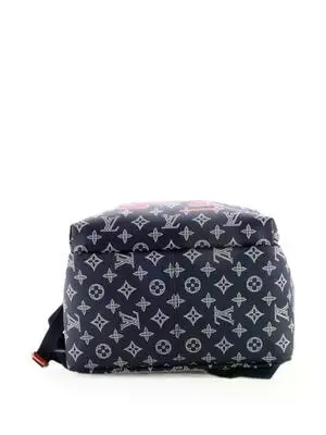 LOUIS VUITTON Apollo Limited Edition Upside Down Monogram Ink Backpack - Blue