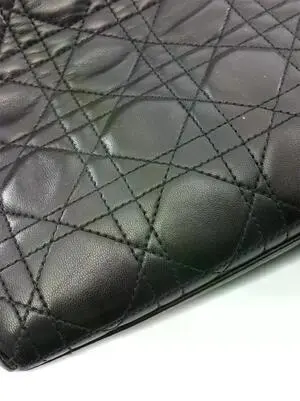 Dior 2000s Lady Cannage Handbag - Black