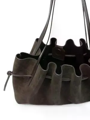 Yuzefi Scallop Shoulder Bag - Brown