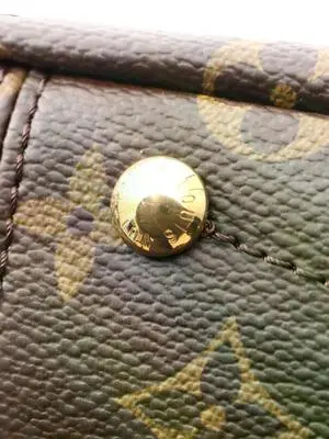 LOUIS VUITTON Monogram Canvas Pallas Bb Handbag - Brown