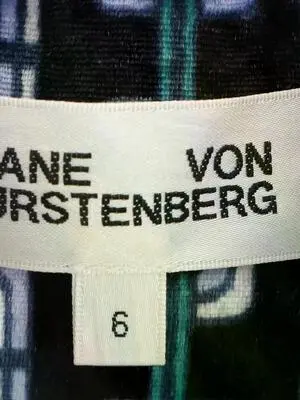 Diane Von Furstenberg Chiana Double-breasted Printed Blazer And Pants Set