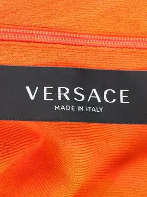 Versace Ribbed Turtleneck Top