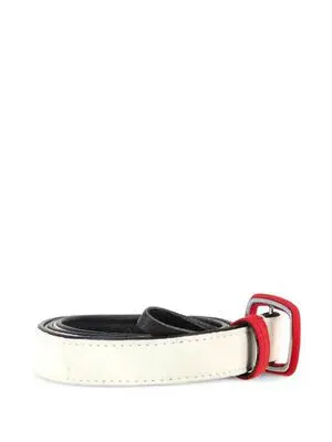 Alessandra Rich Colourblock Leather Belt