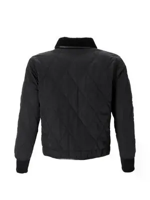 TOM FORD Leather-trimmed Quilted Jacket