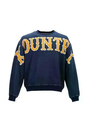Kapital Logo-print Sweatshirt - Blue