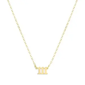 SET & STONES Angel Numbers Necklace- One