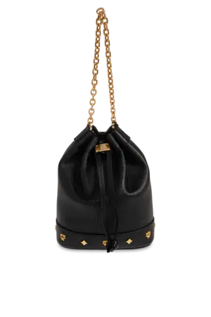 Mcm Shoulder Bag ‘mini Pina - Black