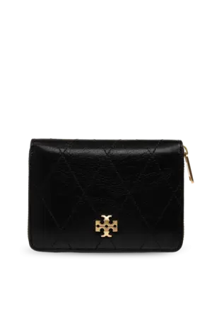 Tory Burch Leather Wallet - Black