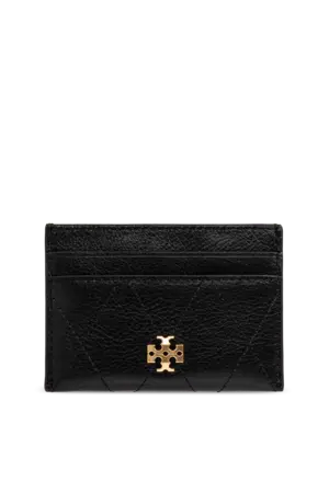 Tory Burch Leather Card Holder - Black