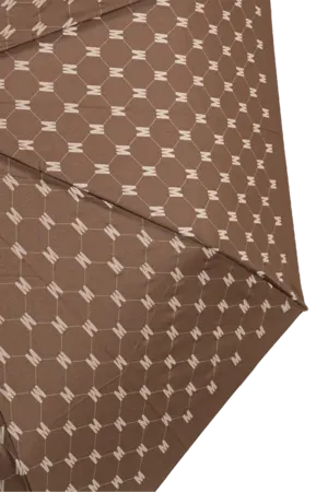 Moschino Folding Umbrella With Monogram