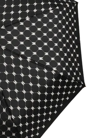 Moschino Folding Umbrella With Monogram