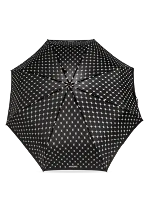 Moschino Foldable Umbrella With Monogram